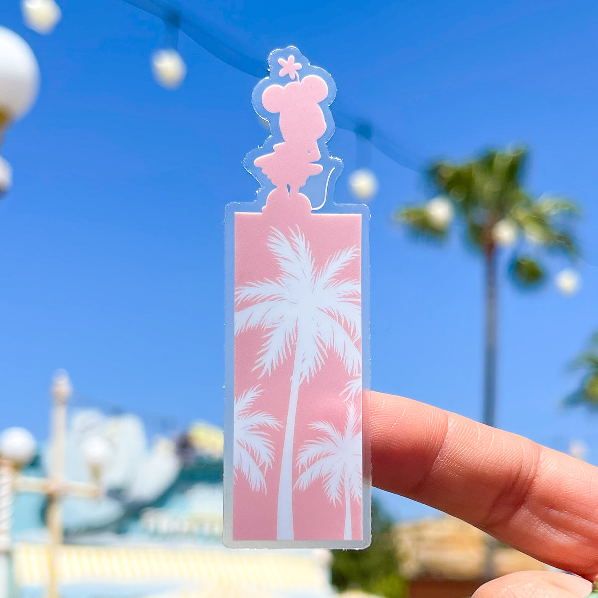 Minnie Summer Palms Transparent Sticker – Wish Upon Magic
