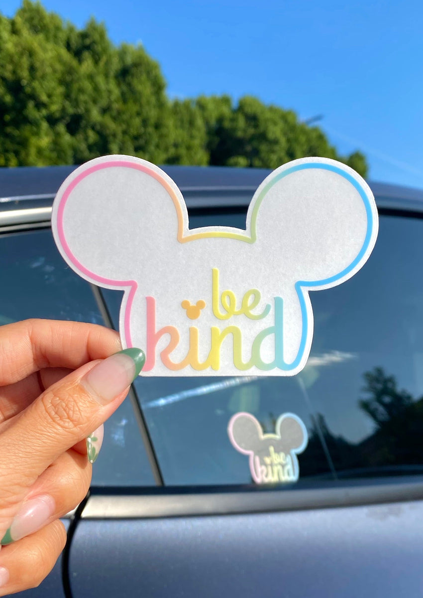 Be Kind Car Decal – Wish Upon Magic