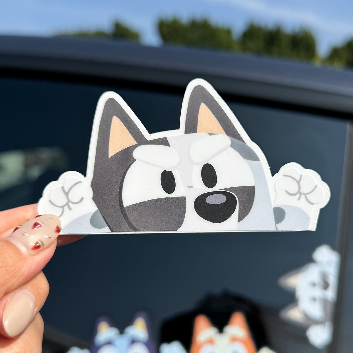 Muffin Cupcake Peeker Car Decal – Wish Upon Magic