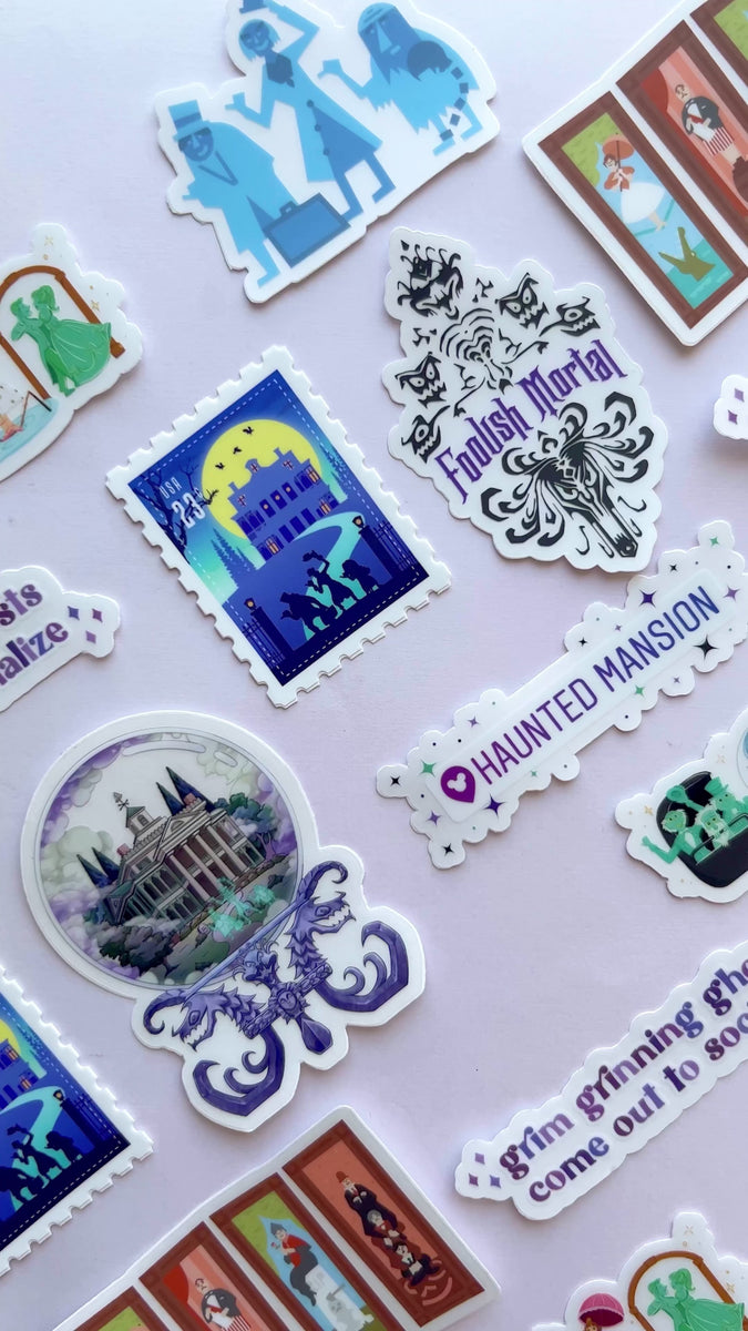 Haunted Mansion Sticker Bundle (13 Total) – Wish Upon Magic