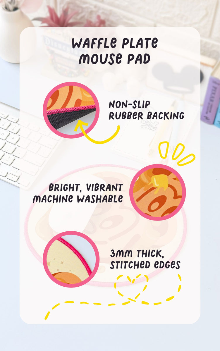 Waffle Plate Mouse Pad – Wish Upon Magic