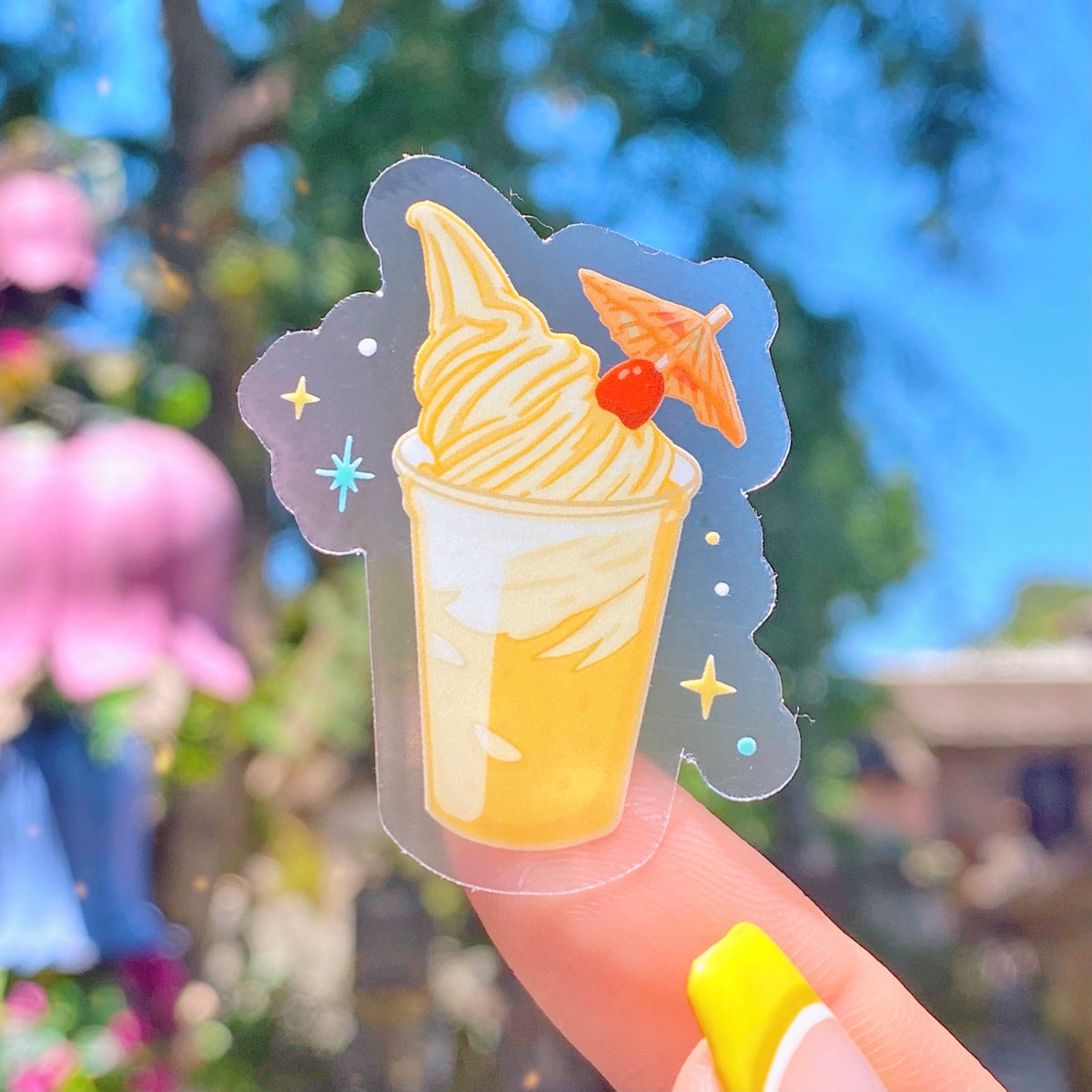 Dole Whip Snack Transparent Sticker – Wish Upon Magic