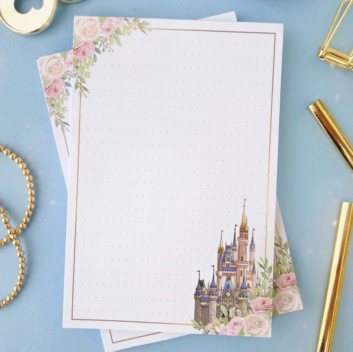 Magic Castle Floral Memo Notepad – Wish Upon Magic