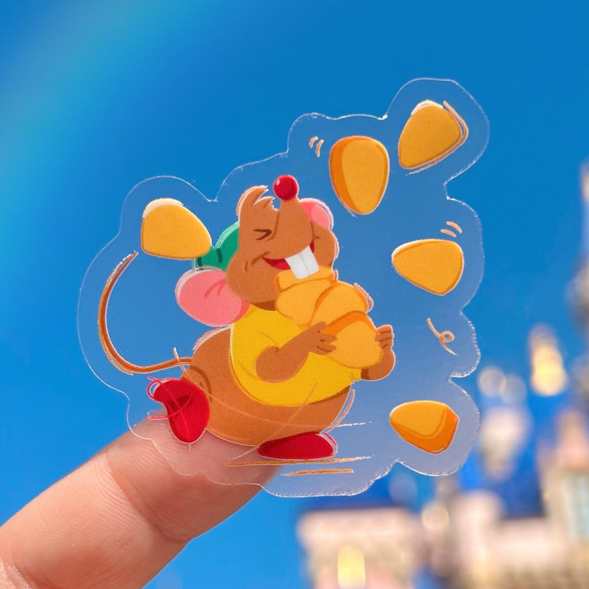 Greedy Gus Gus Transparent Sticker – Wish Upon Magic
