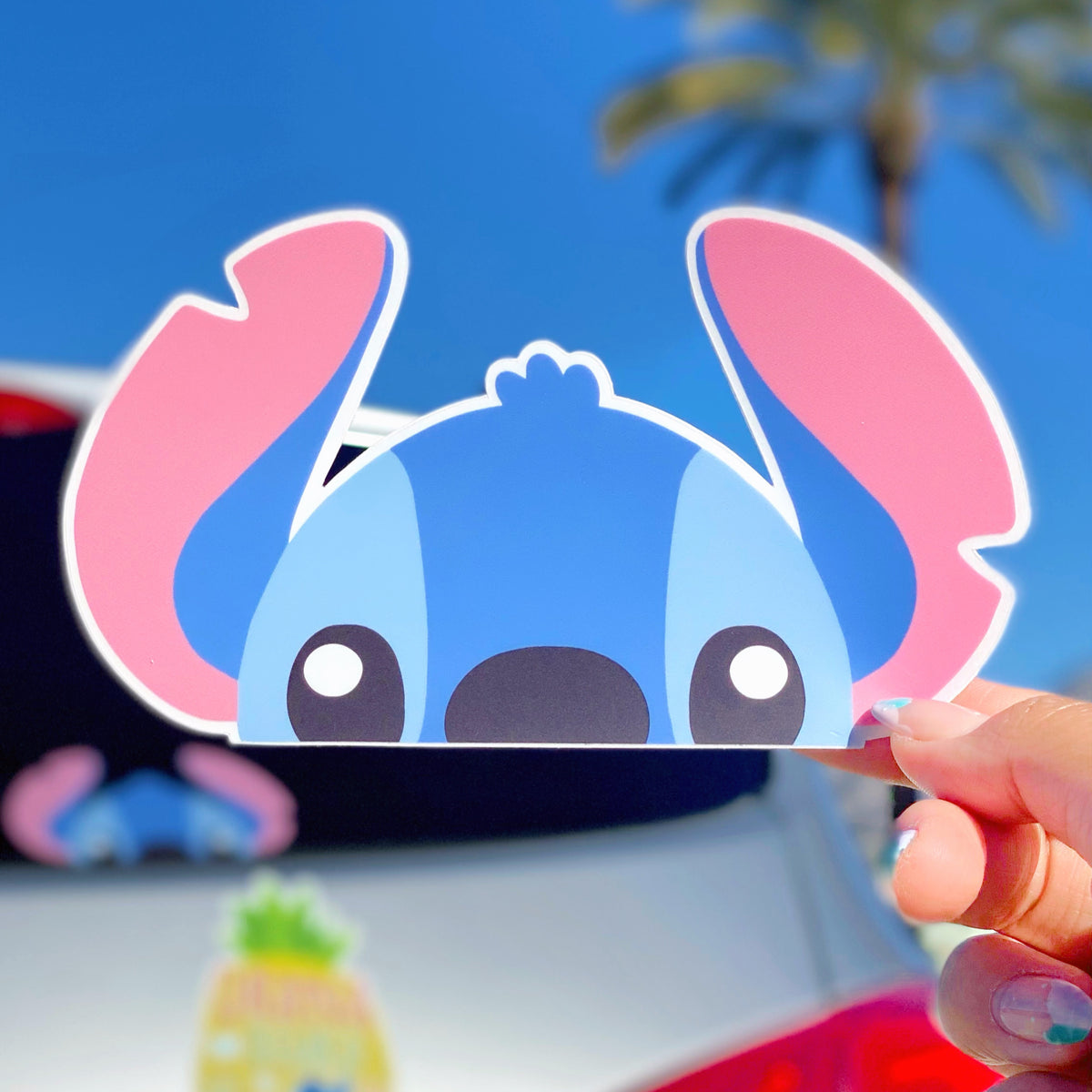 Stitch Peeker Car Decal – Wish Upon Magic