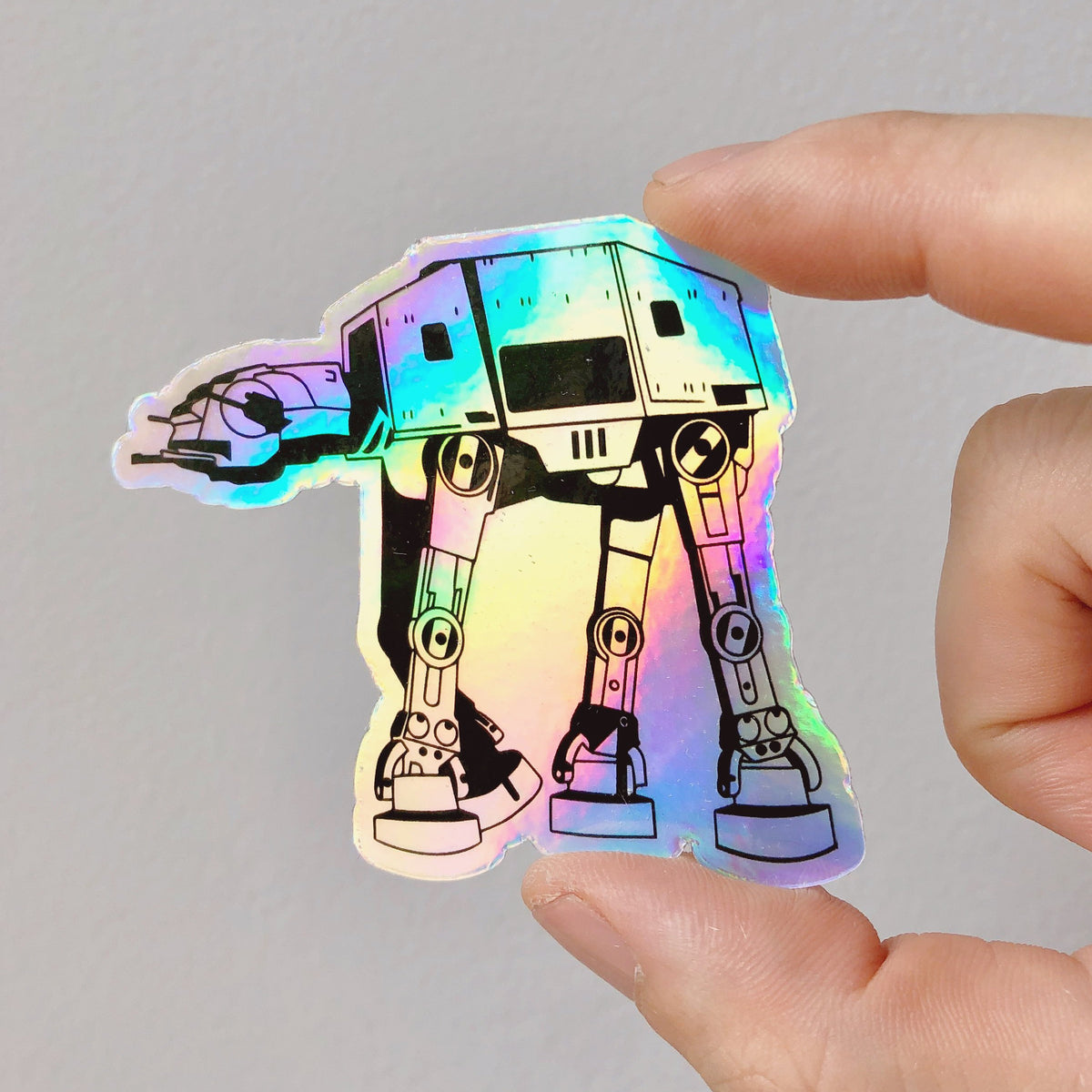 AT-AT Star Wars Holographic Sticker – Wish Upon Magic