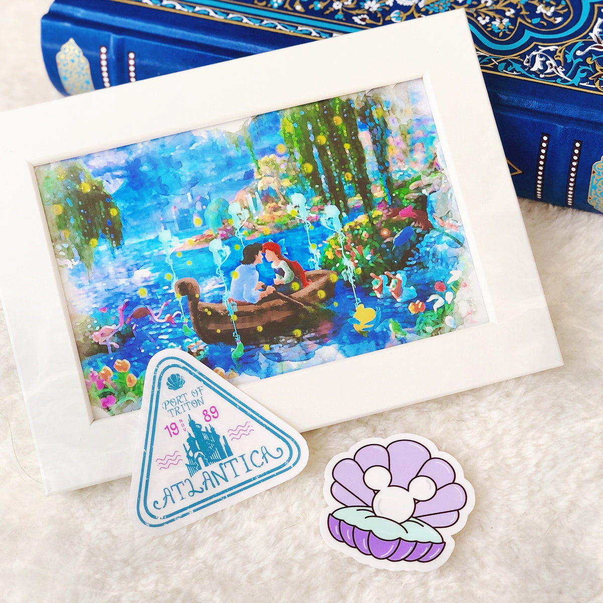Atlantica Passport Stamp Transparent Sticker – Wish Upon Magic