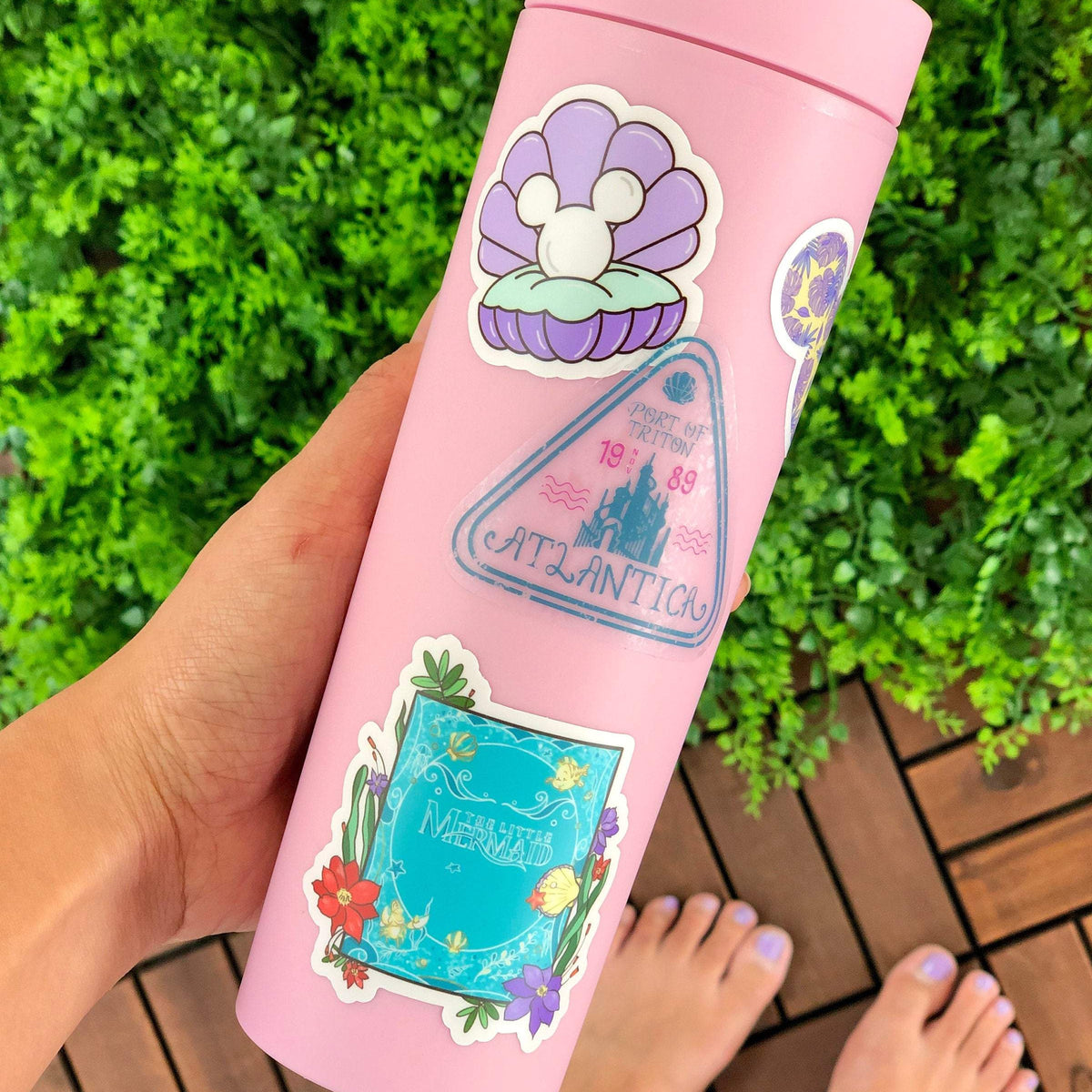 Atlantica Passport Stamp Transparent Sticker – Wish Upon Magic