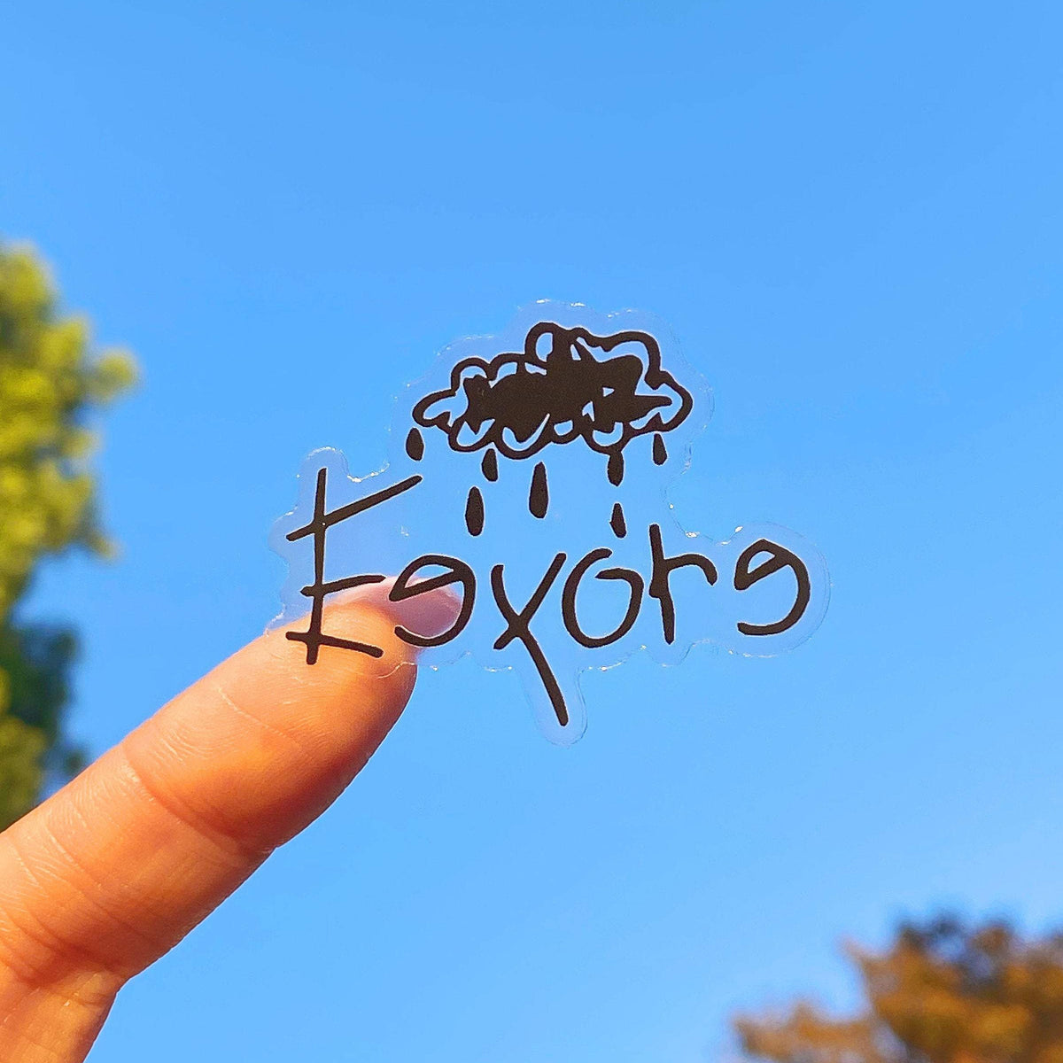 Eeyore Autograph Transparent Sticker – Wish Upon Magic
