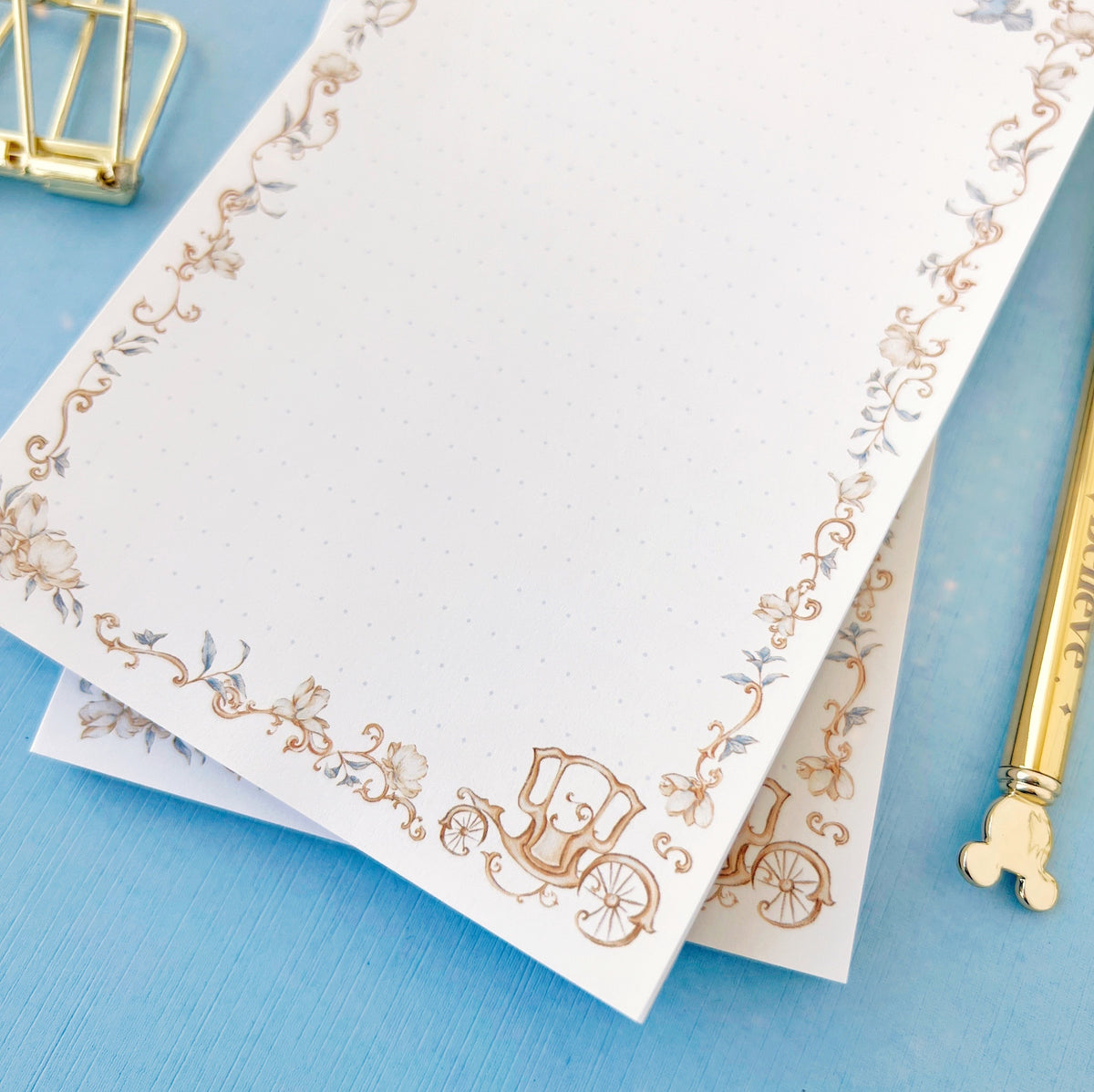 Royal Ball Cinderella Memo Notepad – Wish Upon Magic