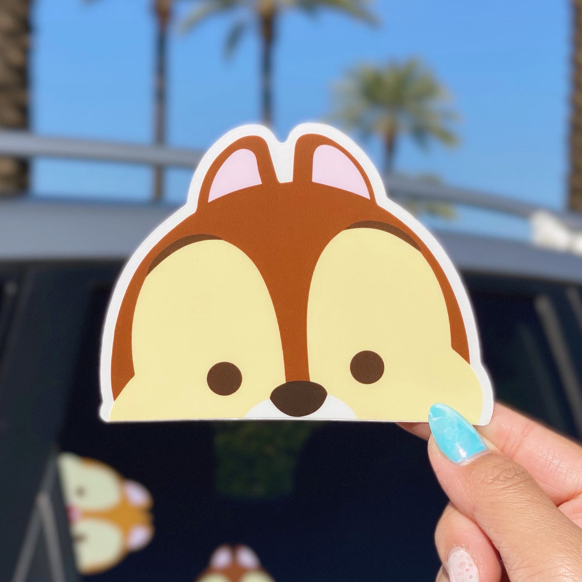 Chip Chipmunk Peeker Car Decal – Wish Upon Magic