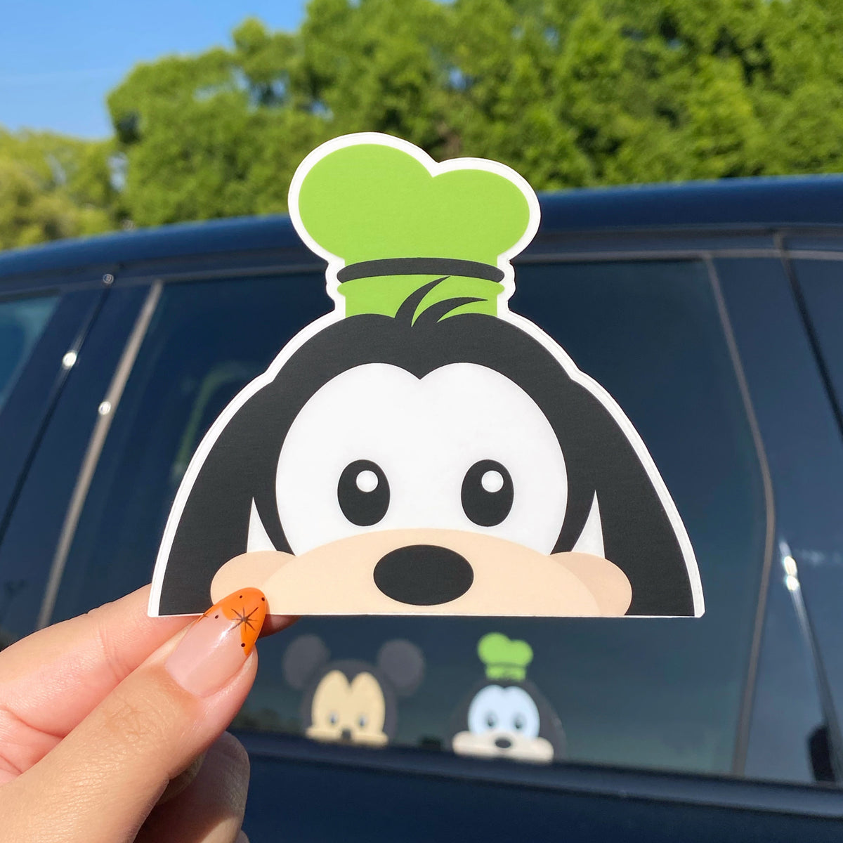 Goofy Peeker Car Decal – Wish Upon Magic